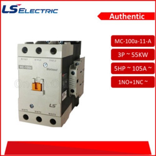 LS CONTACTOR 55KW/75HP 105A(MC-100a-11)