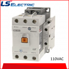 LS AC METASOL CONTACTOR, 22KW/40HP ~ 50A ~ 1NO+1NC ~ 110VAC, (MC-50a-11 ...