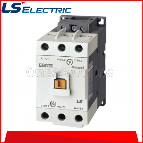 LS AC METASOL CONTACTOR, 30KW/50HP ~ 65A ~ 1NO+1NC ~ AC240, (MC-65a)