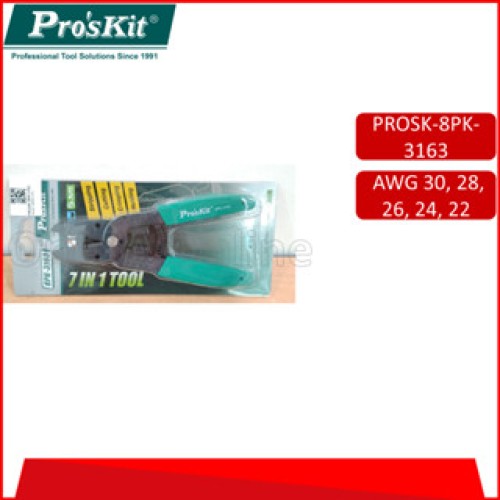 PRO'SKIT CRIMPING TOOLS AWG 26, 24, 22, 20, 18, 16(PROSK-8PK-3162) AWG ...